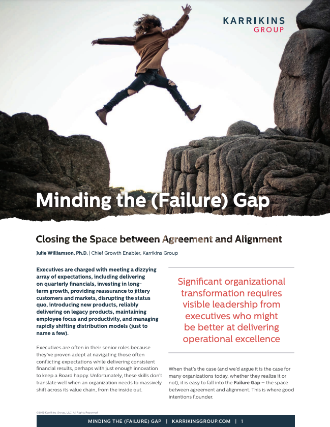 Agreement to Alignment: The powerful leadership skill of alignment